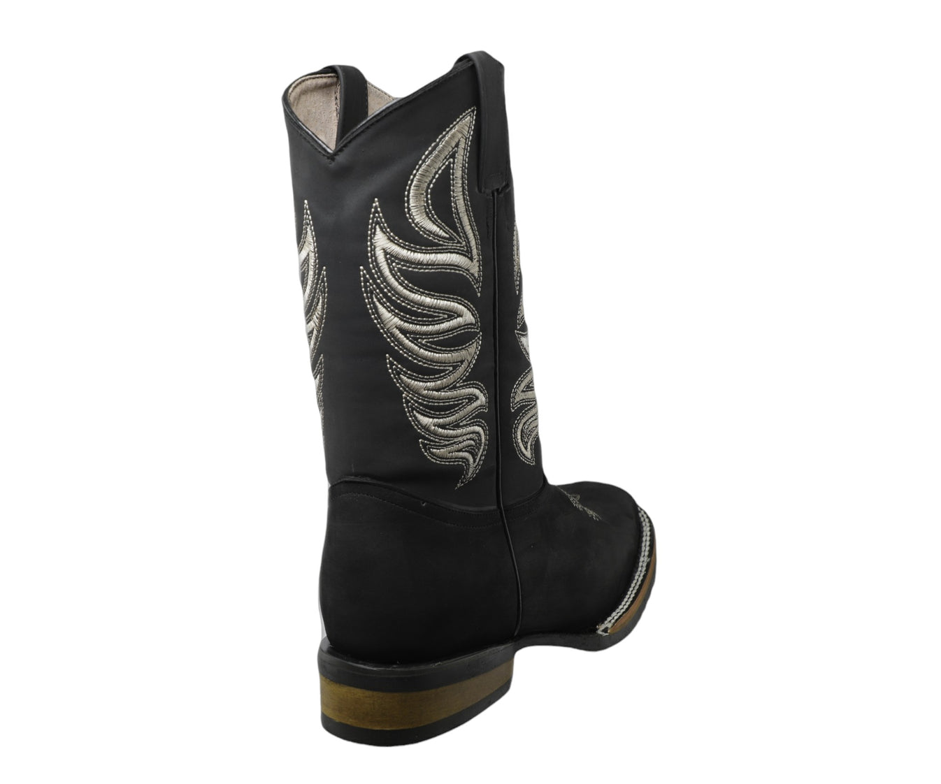 Botas Vaqueras Roper Ala Rodeo Nobuck Chata Suela Hule – Bota el tio