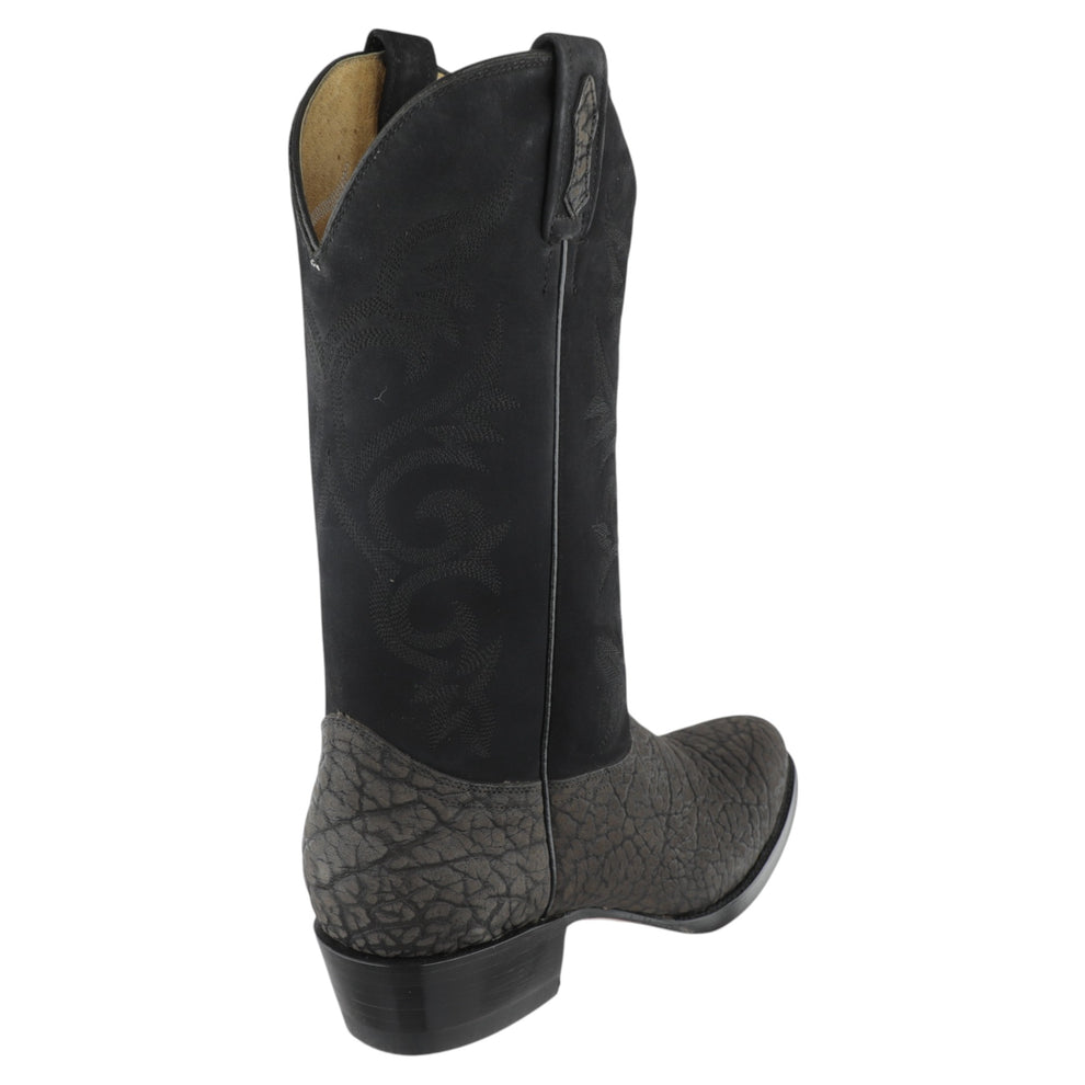 Botas Vaqueras Cuello Toro con Tubo Piel Nobuck Oval El General – Bota ...