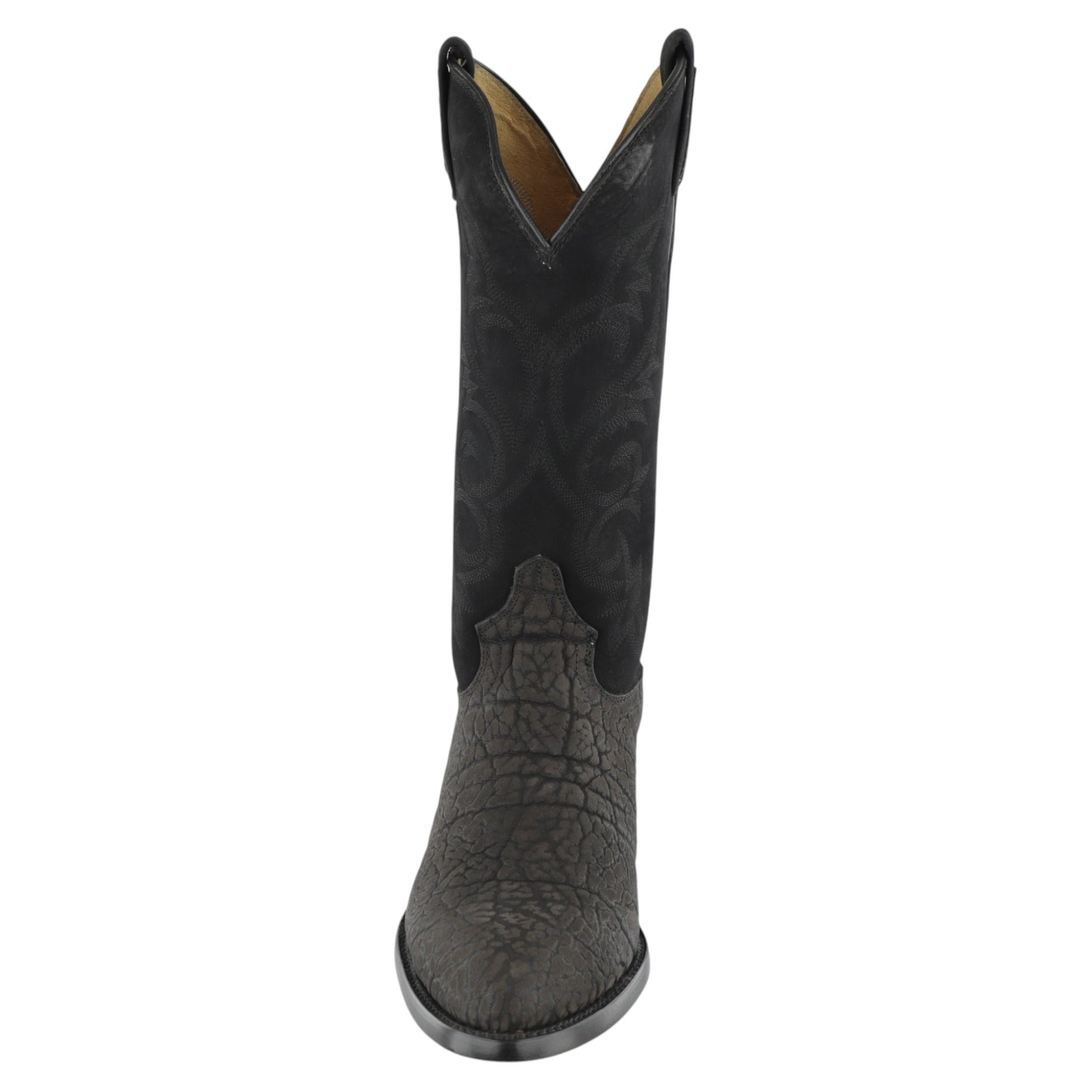 Botas Vaqueras Cuello Toro con Tubo Piel Nobuck Oval El General – Bota ...