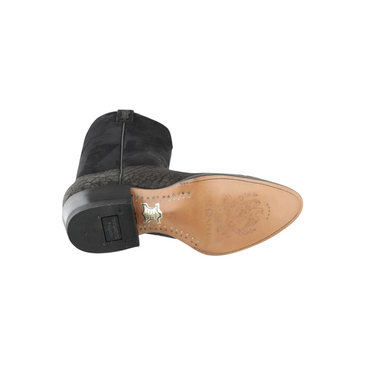 Botas Vaqueras Cuello Toro con Tubo Piel Nobuck Oval El General – Bota ...