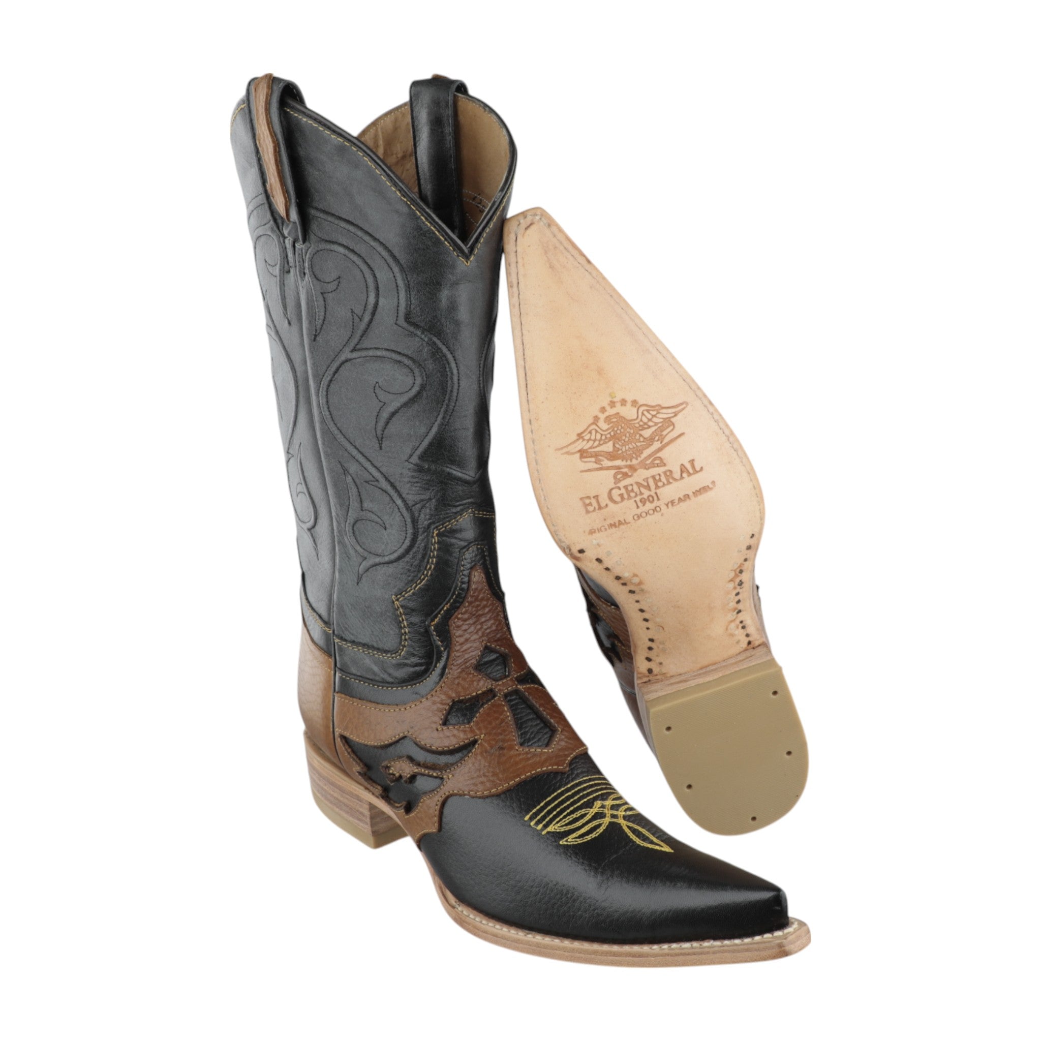 Botas Vaqueras 221 Piel Juárez Antifaz El General – Bota el tio